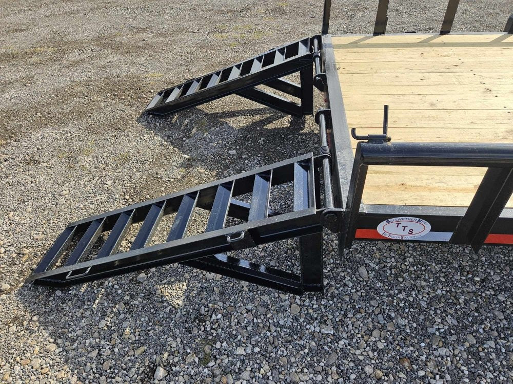 20' Heavy Pipe Rail Equipment Trailer - 8K Axles - Wide Ramps – Stryker ...
