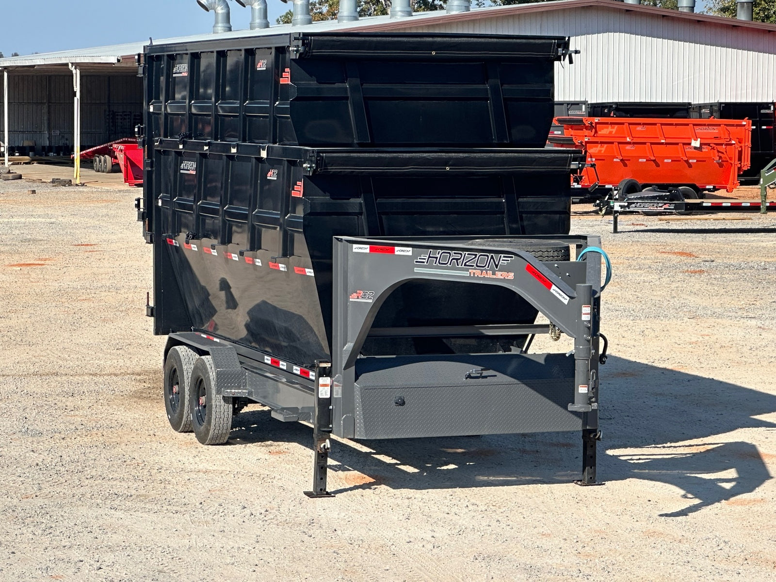 44 Yard Roll Off Package - 16' RDZ GN Roll Off Base (2) 8k Axles, (2 ...