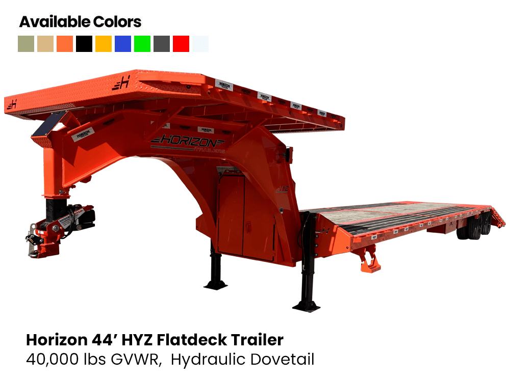 Horizon HYZ Hydraulic Flatdeck Trailer – Stryker Dealership Group