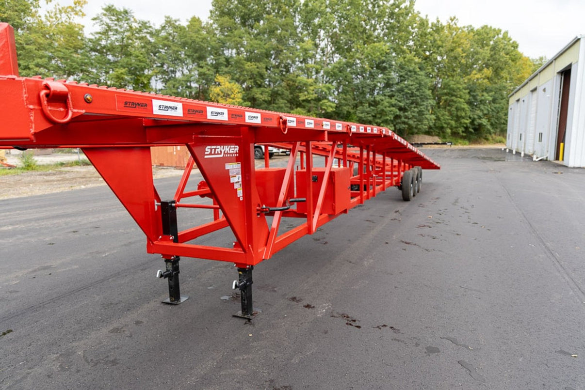 50' Wedge 3 Car Hauler (3) 7k axles w/ winch - De-rated 12k GVWR ...