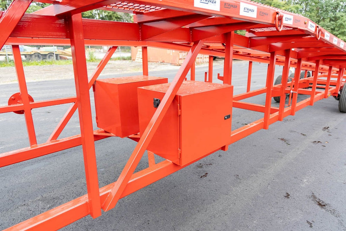 50' Wedge 3 Car Hauler (3) 7k axles w/ winch - De-rated 12k GVWR ...