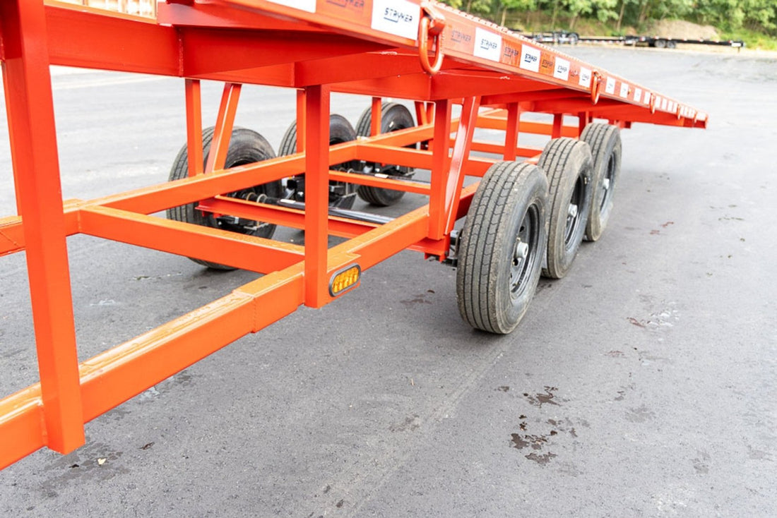 50' Wedge 3 Car Hauler (3) 7k axles w/ winch - De-rated 12k GVWR ...