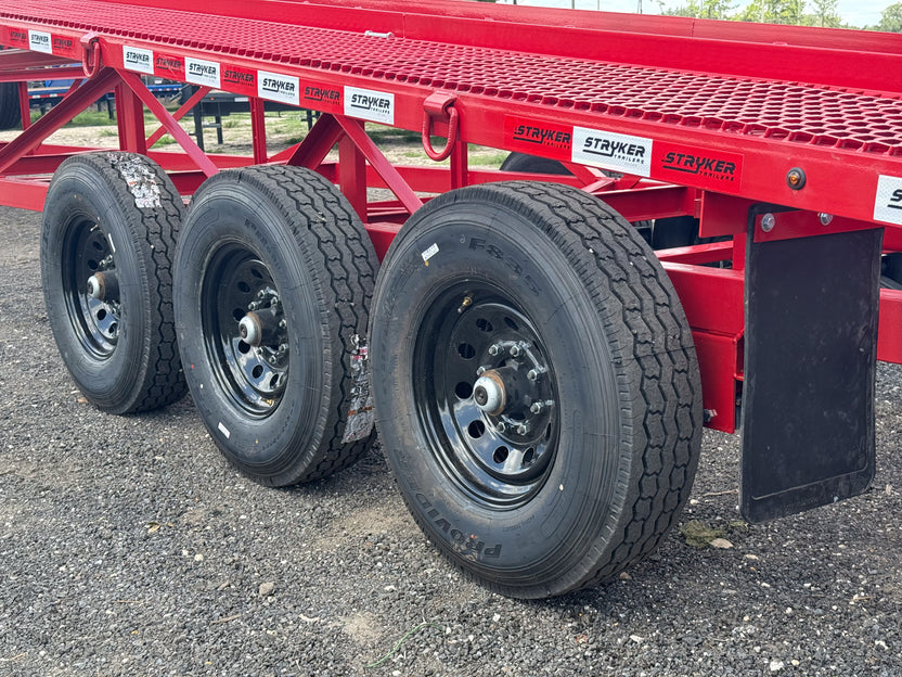 Stryker 50' Wedge 3 Car Hauler (3) 7k axles w/ winch - De-rated 12k GV ...