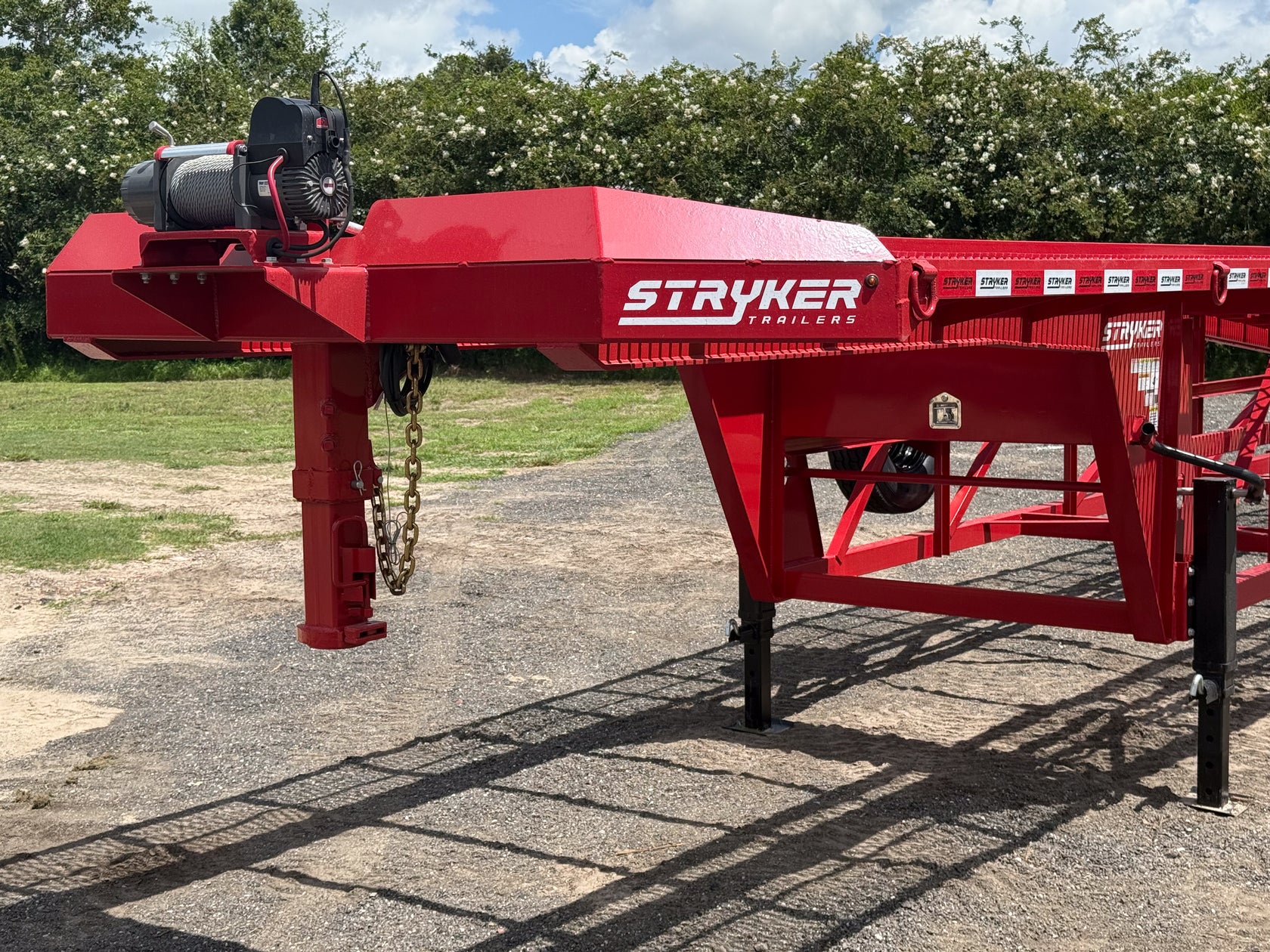 Stryker 50' Wedge 3 Car Hauler (3) 7k axles w/ winch - De-rated 12k GV ...